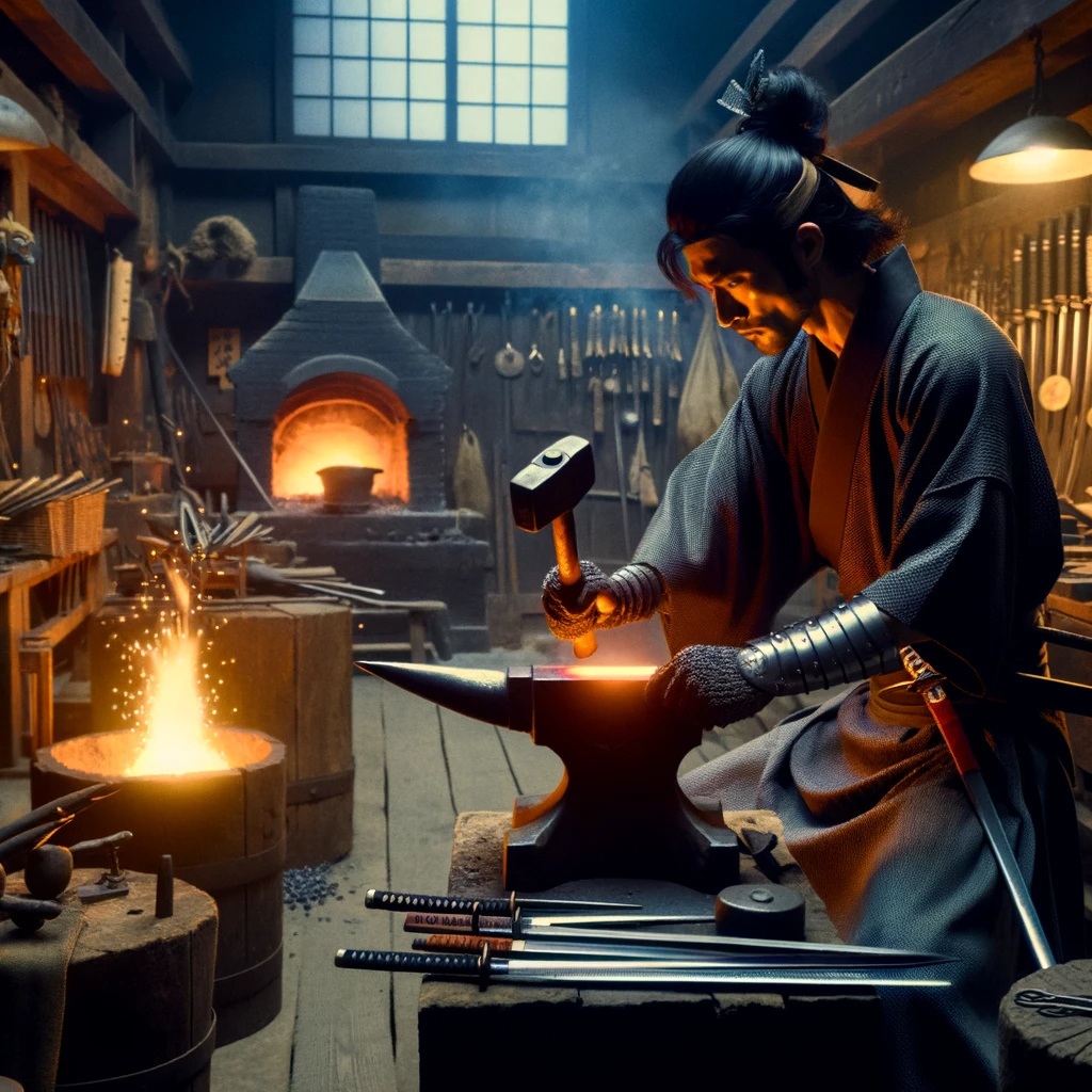 Katana Smithing Evolution: From Ancient Forges to Modern Masters – Mini ...