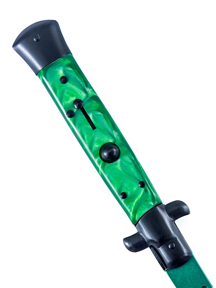 Gamma Doppler Emerald Stiletto Knife – Mini Katana