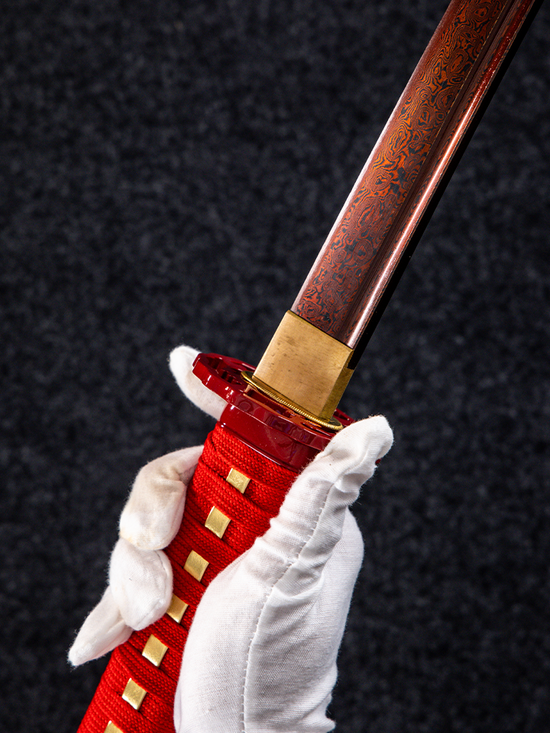 Red Jade Katana (1060 Carbon Steel) – Mini Katana