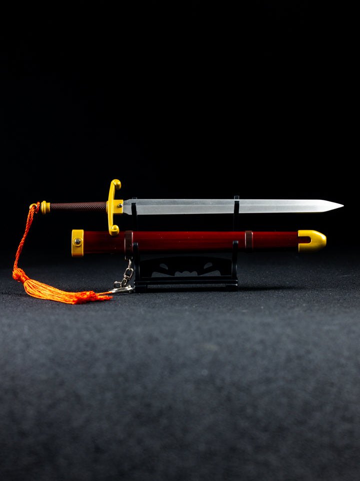 Z-Sword Keychain + Stand – Mini Katana