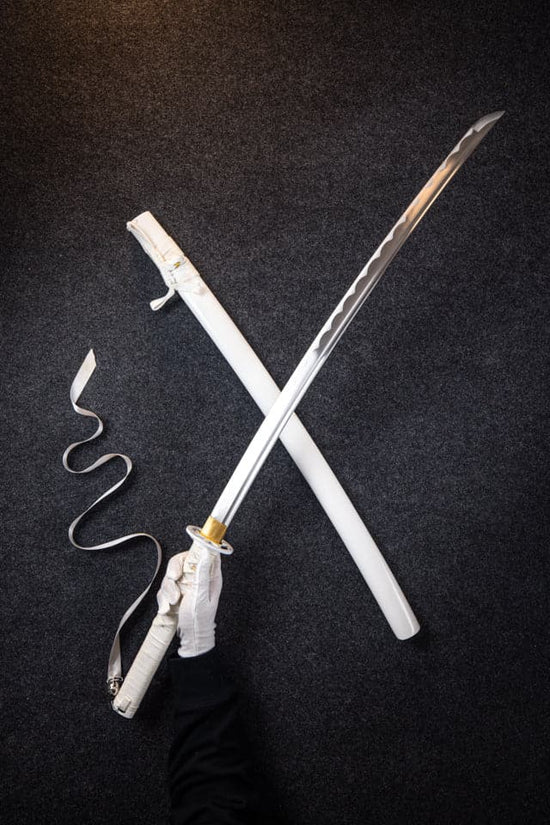 Byakuya Kuchiki Sword Senbonzakura Unleashed Battle-Ready Katana (SHARP ...