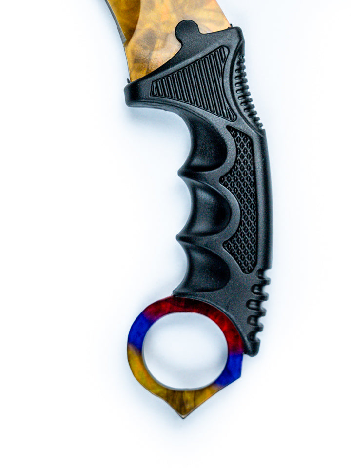 Marble Fade Karambit Knife – Mini Katana