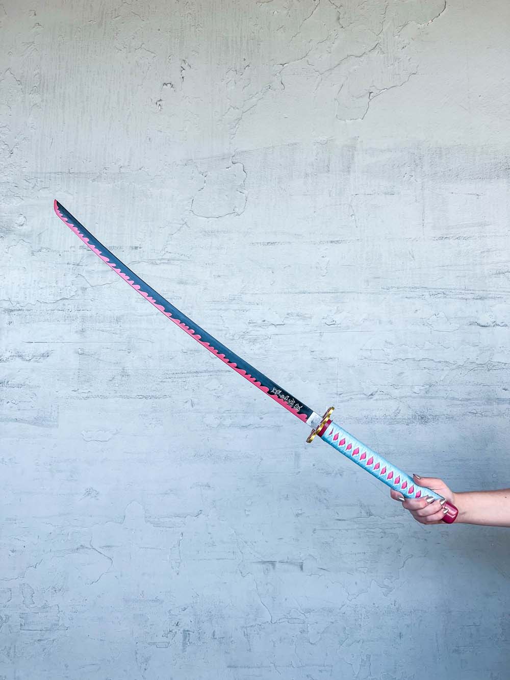Mitsuri's Sword Nichirin (METAL) – Mini Katana