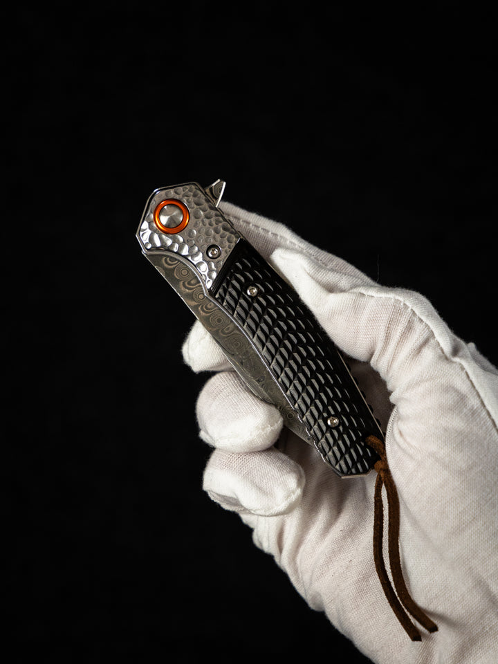 Phantom Edge Damascus Blade – Mini Katana