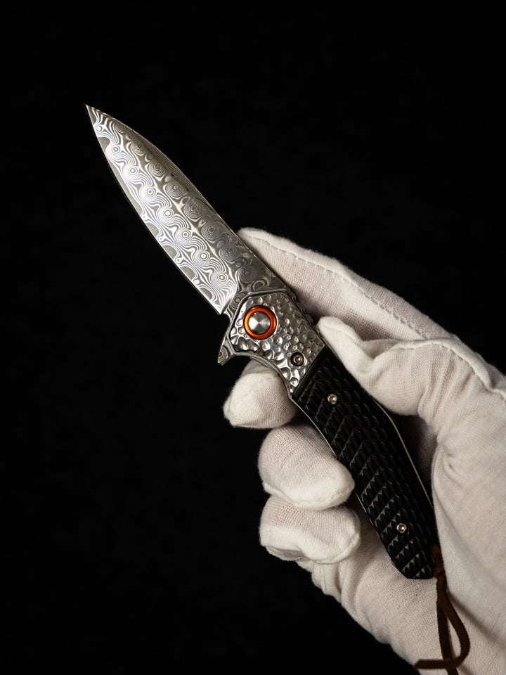 Phantom Edge Damascus Blade – Mini Katana