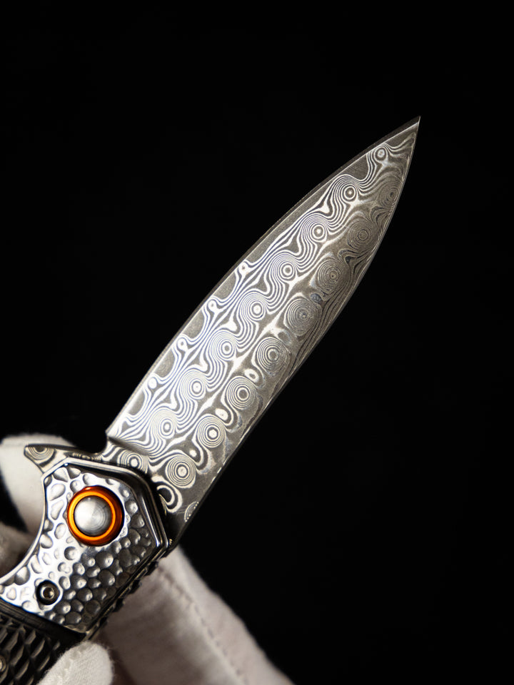 Phantom Edge Damascus Blade – Mini Katana
