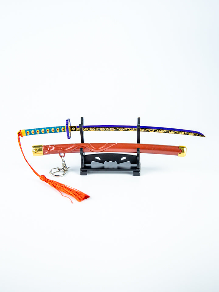 Kokushibo Keychain + Stand – Mini Katana
