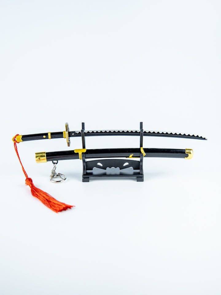 Yubashiri Keychain + Stand – Mini Katana