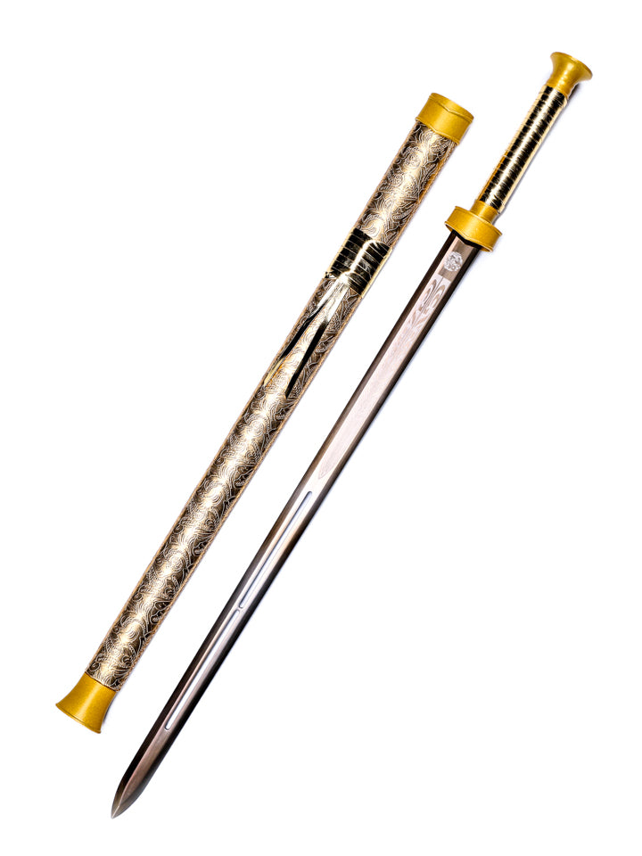 Golden Jian Legacy Sword (1060 Carbon Steel) – Mini Katana