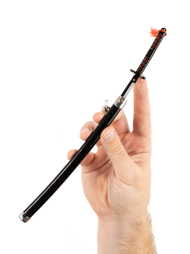 Mini Tanjiro Nichirin Katana Keychain + Stand – Mini Katana