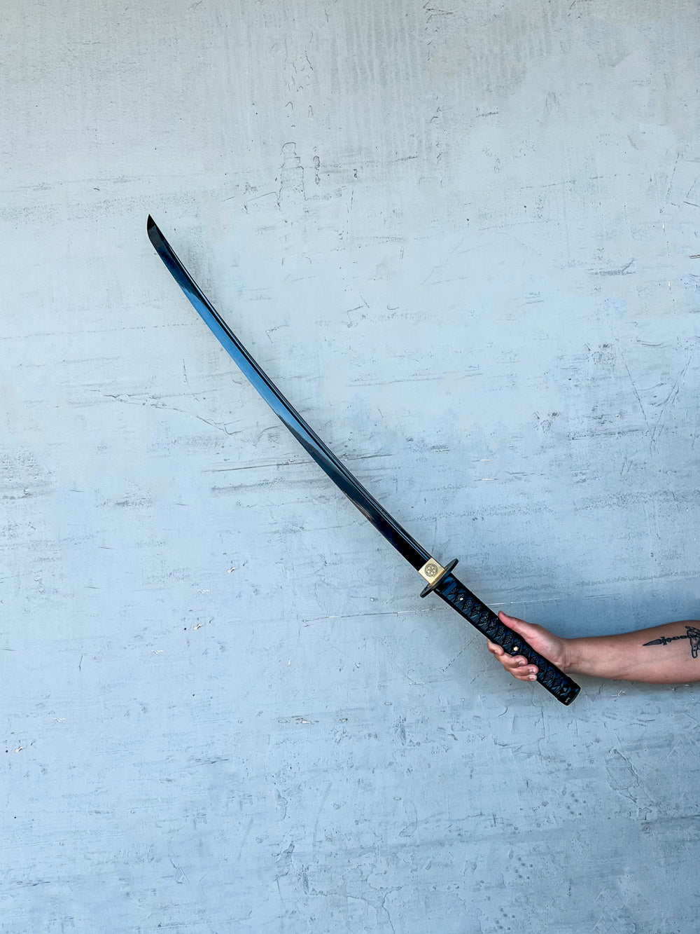 Obsidian Katana (1060 Carbon Steel) – Mini Katana