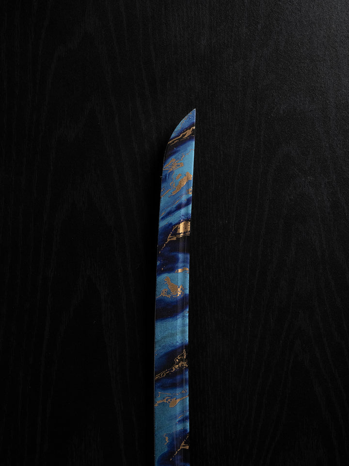 Fantasy Katana Sword Series: Gold Ore Katana (1060 Carbon Steel) – Mini ...