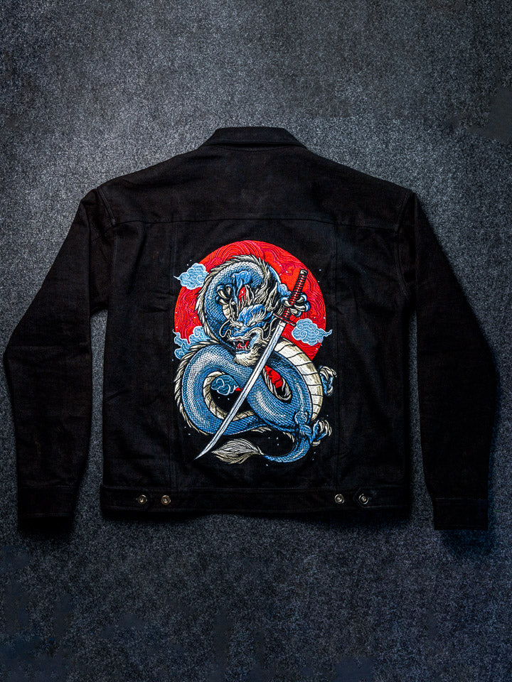 Nihon No Ryu Denim Jacket Mini Katana